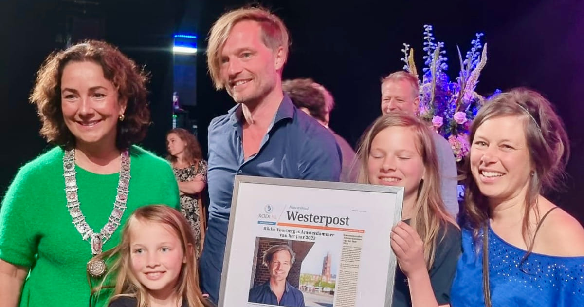 Nieuws | Rikko Voorberg is Amsterdammer van het jaar - Ik mis je